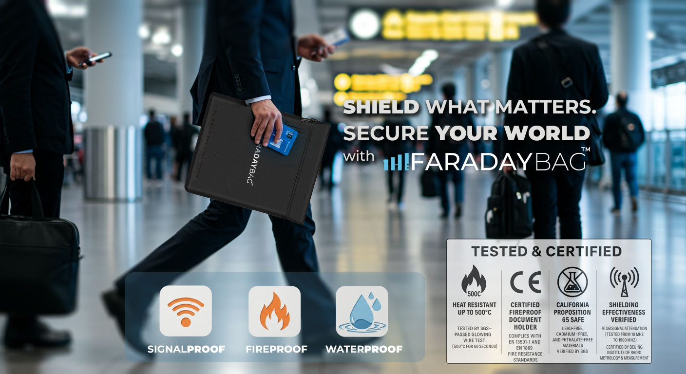 Faraday Bags | Fireproof, Waterproof, Signal Shielding – The Faraday Bag